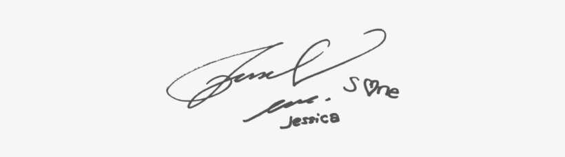 Download Chữ Ký Snsd Png - Tanda Tangan Jessica Jung | Transparent PNG ...