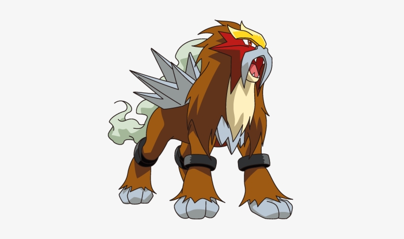 Download 244entei Dp Anime - Entei Pokemon | Transparent PNG Download ...