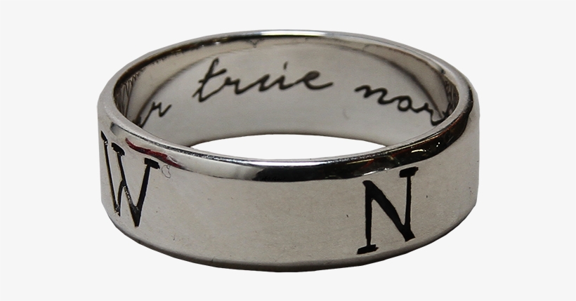 Compass Silver Ring - Silver PNG Image | Transparent PNG Free Download ...