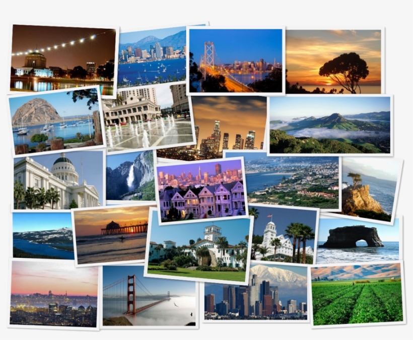 California-collage - Painted Ladies PNG Image | Transparent PNG Free ...