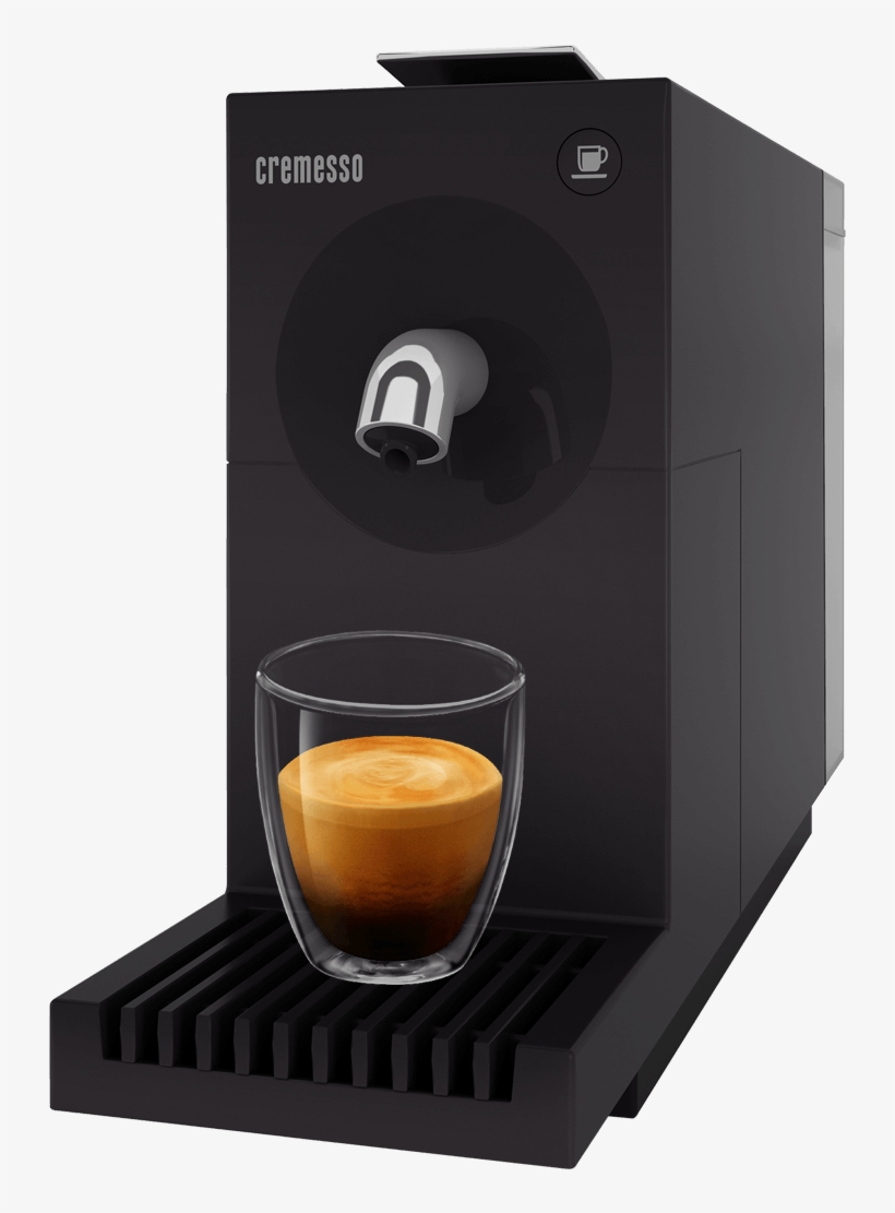 Cremesso Coffee Machine - Cremesso Uno Carbon Black PNG Image ...