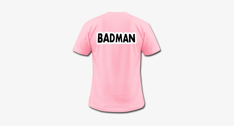 Badman Example T-shirt Printing With White Stroke - T-shirt PNG Image ...