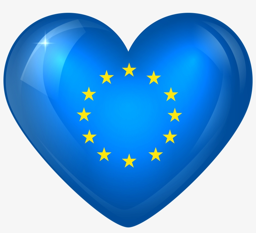 European Union Flag Heart PNG Image | Transparent PNG Free Download on ...