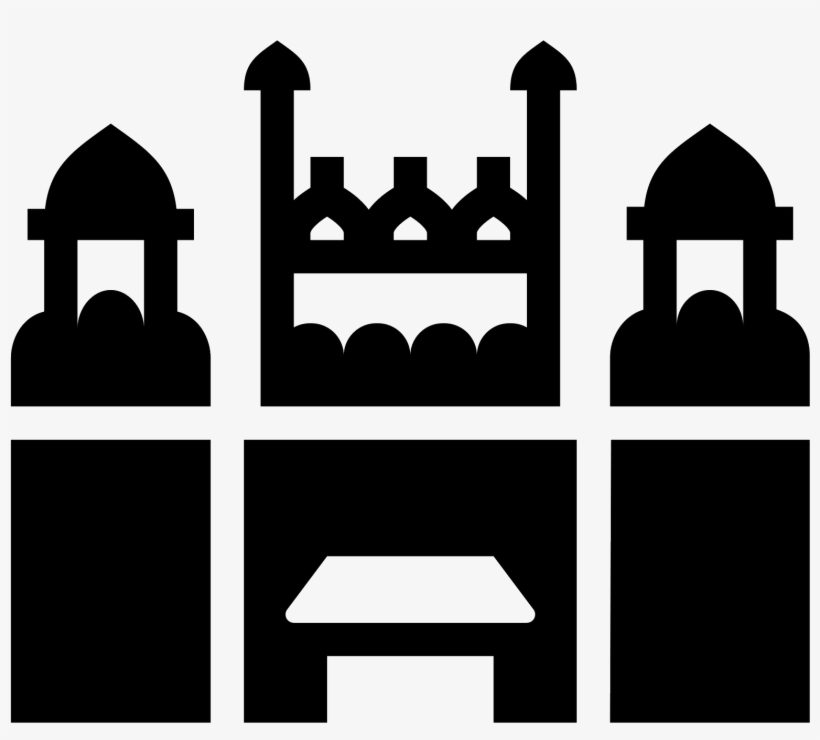 Red Fort Filled Icon - Red Fort Clipart Hd PNG Image | Transparent PNG ...