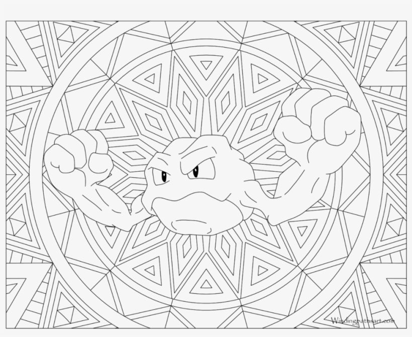 Download Adult Pokemon Coloring Page Geodude - Pikachu Coloring Pages ...
