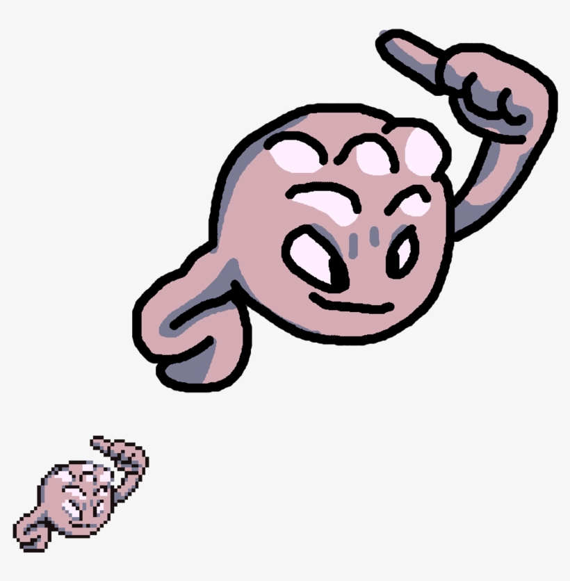 Download Png - Geodude Red Blue Sprite | Transparent PNG Download | SeekPNG
