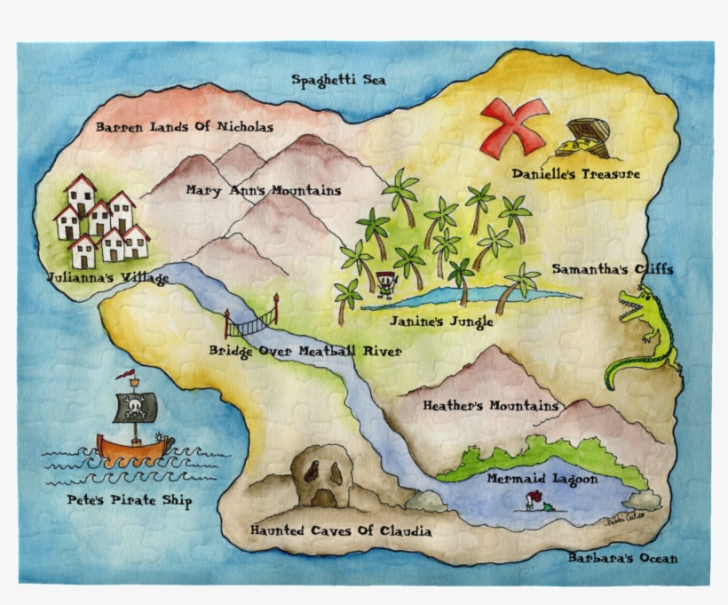 Shiver Me Timbers, A Pirate Extravaganza - Map PNG Image | Transparent ...
