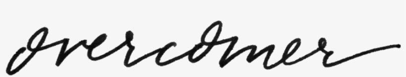 Overcomer - Calligraphy PNG Image | Transparent PNG Free Download on ...