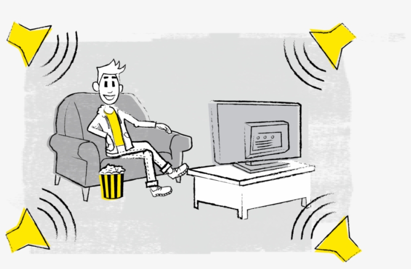 Dolby Atmos Surround Sound - Cartoon PNG Image | Transparent PNG Free ...