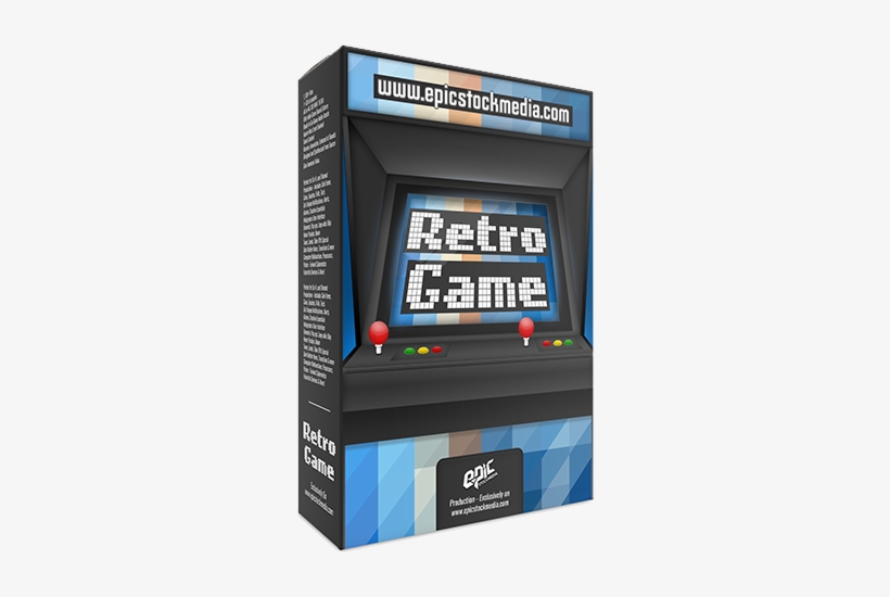 8-bit Old School 80's Vintage Game Styled Audio Sound - Video Game PNG ...