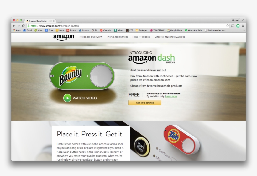 Dash Button PNG Image | Transparent PNG Free Download on SeekPNG