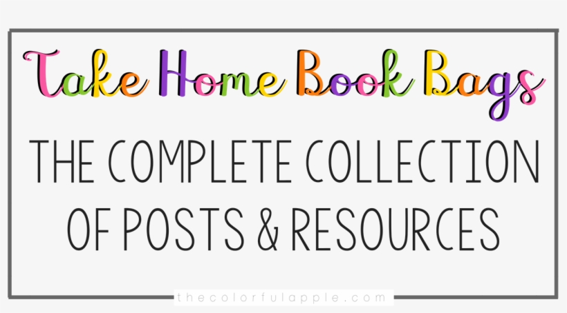 I Began Using Take Home Book Bags In My Classroom 10 - Book PNG Image ...