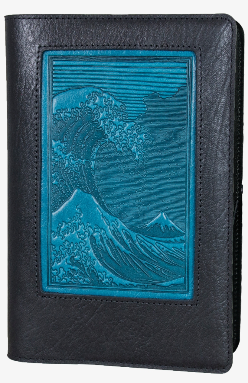 Leather Journal Cover Refillable - Wave Icon Journal PNG Image ...