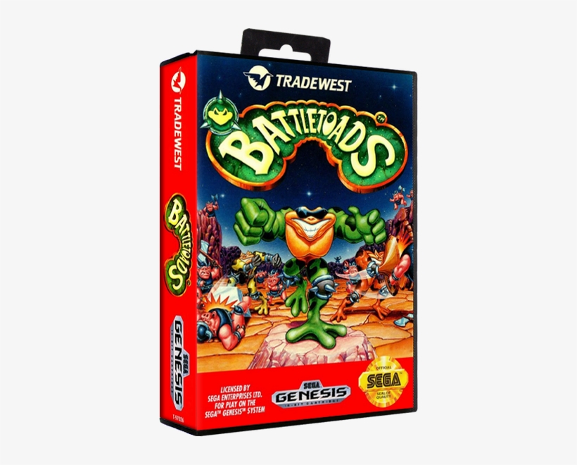 Battletoads - Box - 3d - Battletoads [sega Genesis Game] PNG Image ...