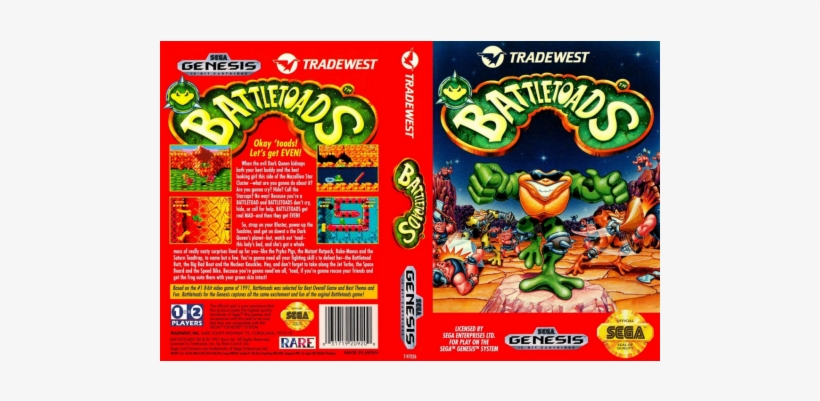Battletoads [sega Genesis Game] PNG Image | Transparent PNG Free ...