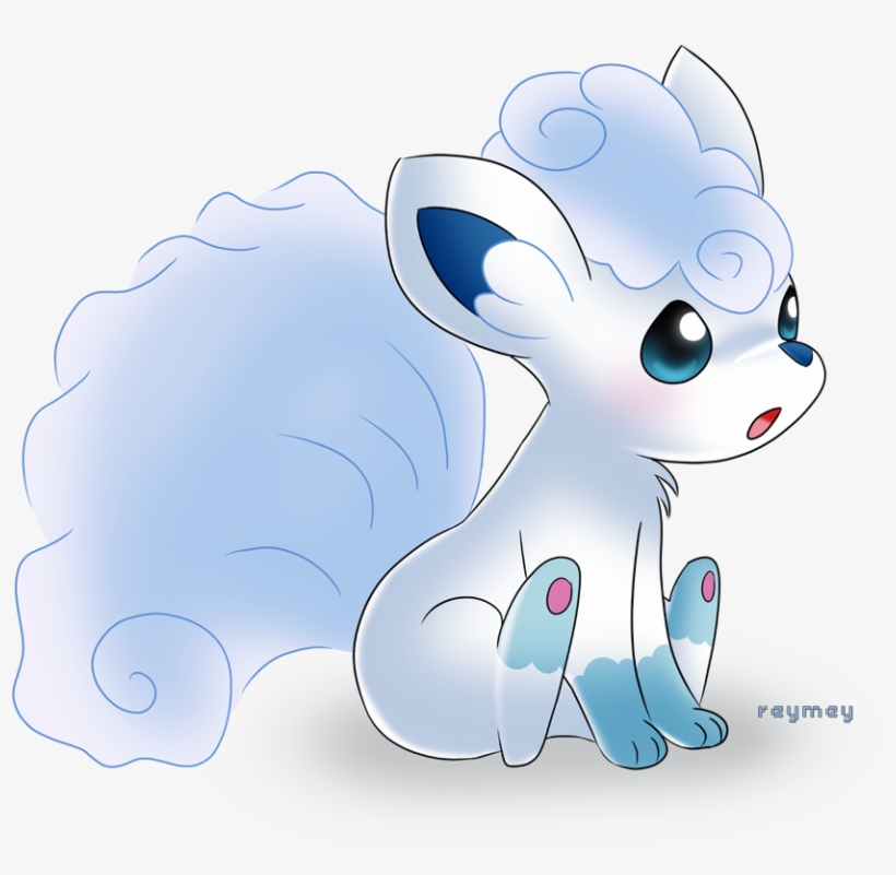 14 - Alolan Vulpix Fanart Cute PNG Image | Transparent PNG Free ...