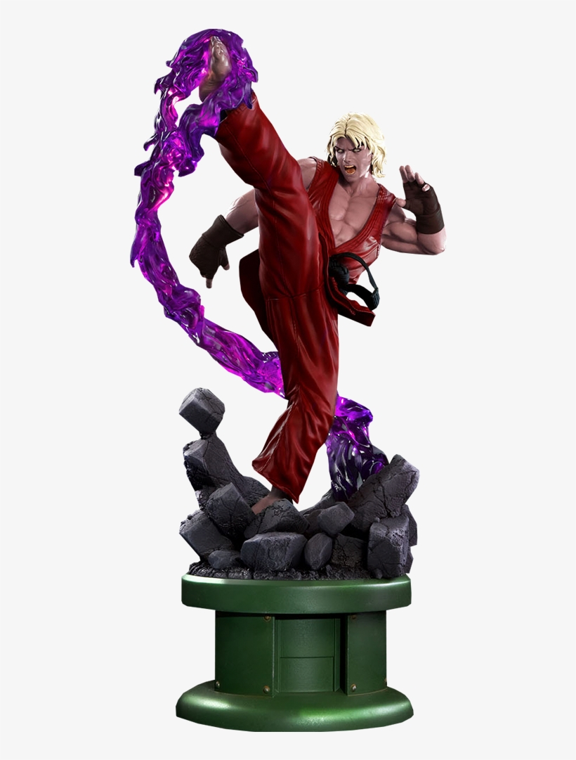 Ken Masters Violent Ken With Dragon Flame Statue - Ken Street Fighter ...