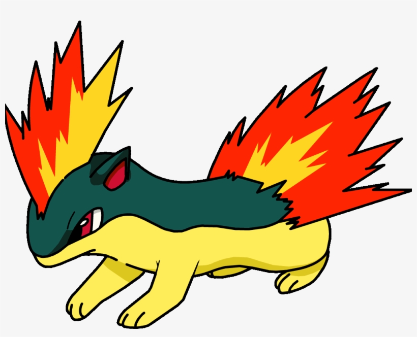 Download Quilava Os - Cyndaquil Evolution Chart | Transparent PNG ...