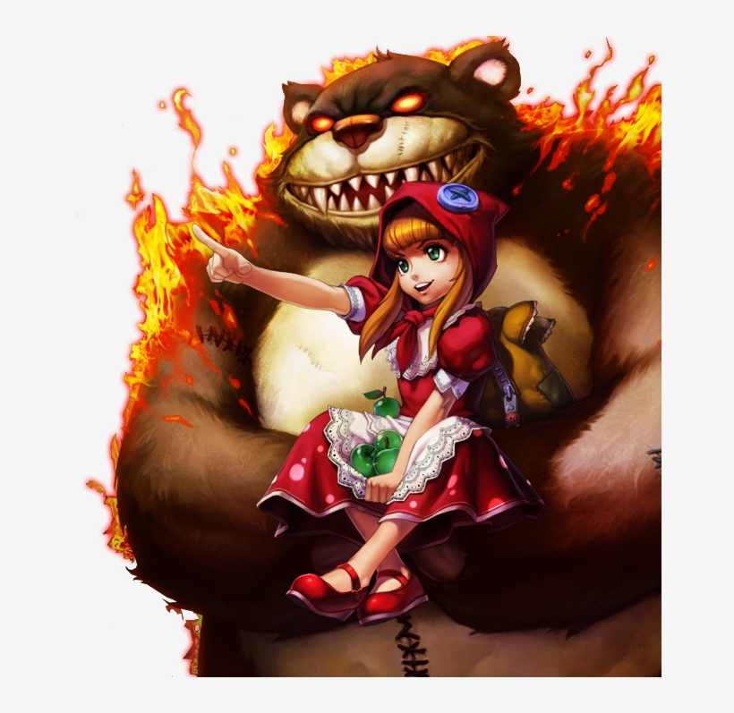 Red-hat Annie With Tibbers Skin Png Image - League Of Legends Costumes ...