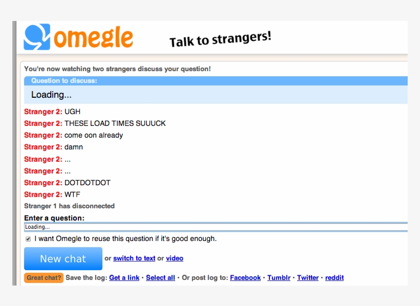 Omegle Pictures Tumblr