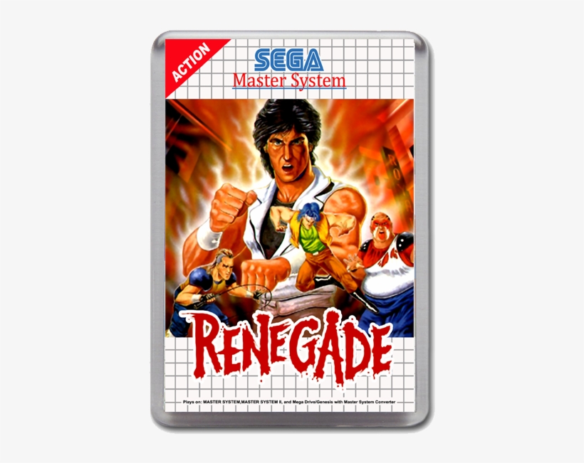Download Renegade Sega Master System Game Inspired Fridge Magnet ...