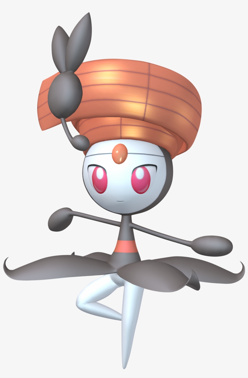 Meloetta Pirouette 3d Pro - Pokemon Meloetta Pirouette PNG Image ...
