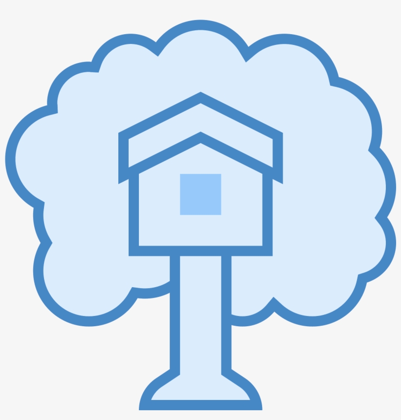 This Icon Represents Treehouse - Icon PNG Image | Transparent PNG Free ...