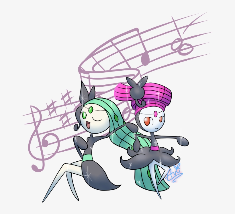 Shiny Meloetta By Avi The Avenger - Cartoon PNG Image | Transparent PNG ...