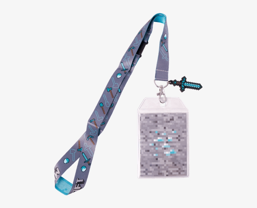 Minecraft Diamond Lanyard PNG Image | Transparent PNG Free Download on ...