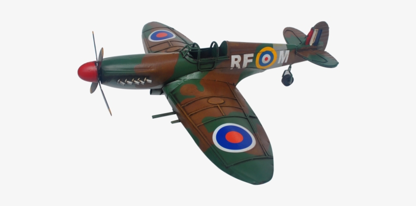 1940 Green & Brown Spitfire Monoplane PNG Image | Transparent PNG Free ...