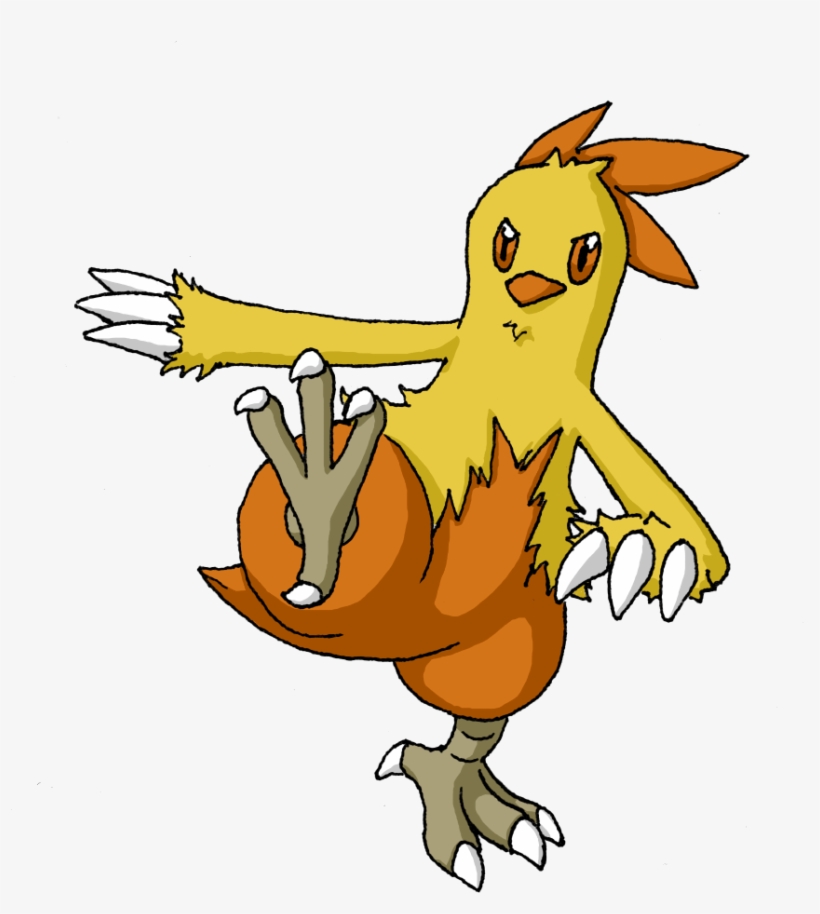 Download Some Coloring For Combusken - Cel Shading | Transparent PNG ...