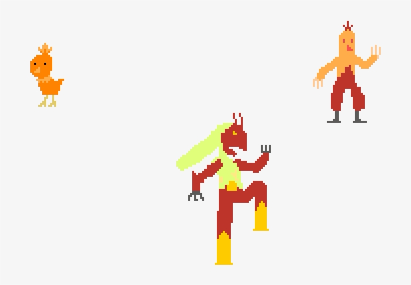 Blaziken Sprite Sheet
