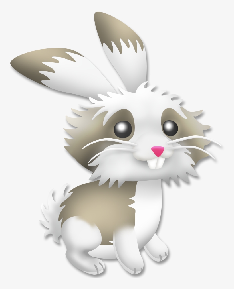 Fluffy Bunny - Cartoon PNG Image | Transparent PNG Free Download on SeekPNG
