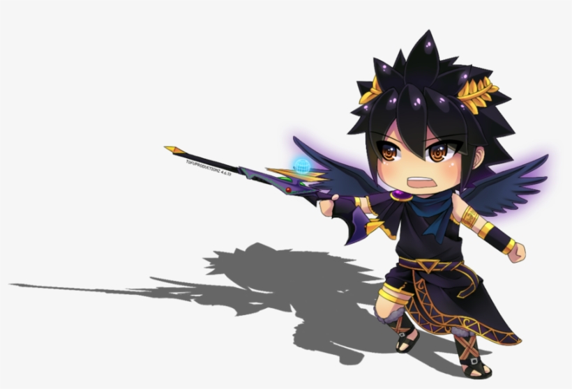 Chibi Dark Pit By Tofuproductionz - Chibi Dark Pit PNG Image ...