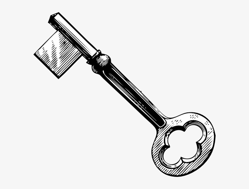 Key Vintage Clip Art - Skeleton Key Clip Art PNG Image | Transparent ...