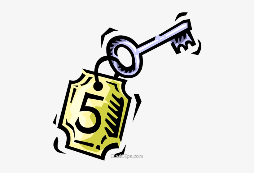 Hotel Key Royalty Free Vector Clip Art Illustration - Hotelschlüssel ...