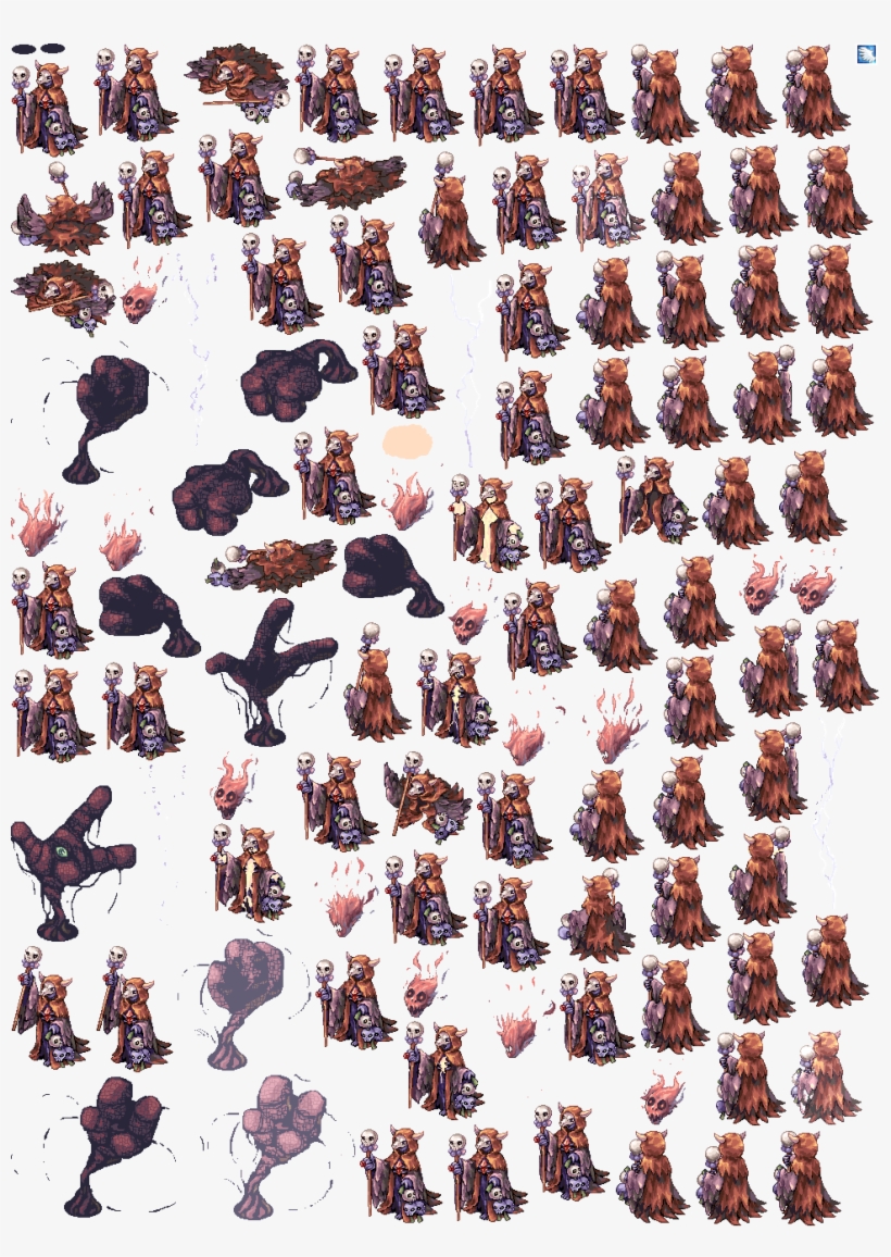 Necromancer Castle Crashers Sprite