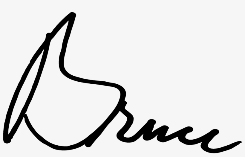 Download Bruce-signature - Signature | Transparent PNG Download | SeekPNG