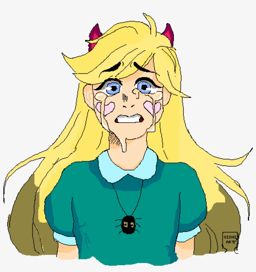 Sad Star Butterfly - Star Butterfly Sad Art PNG Image | Transparent PNG ...