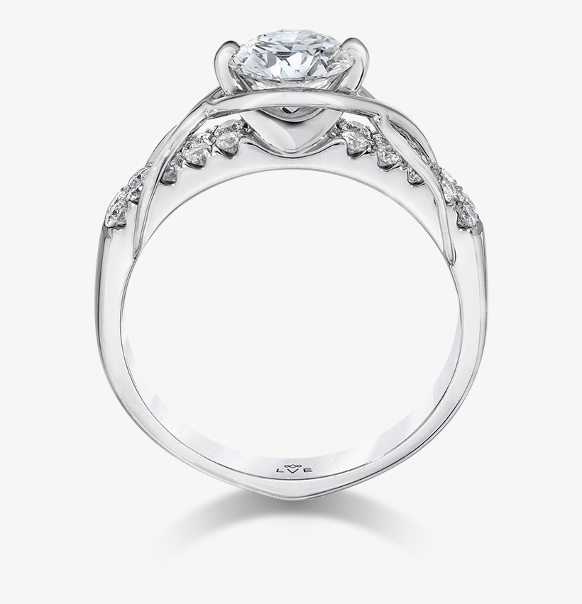 Unique Lve Multi Diamond Engagement Ring Set In 18k - Engagement Ring ...