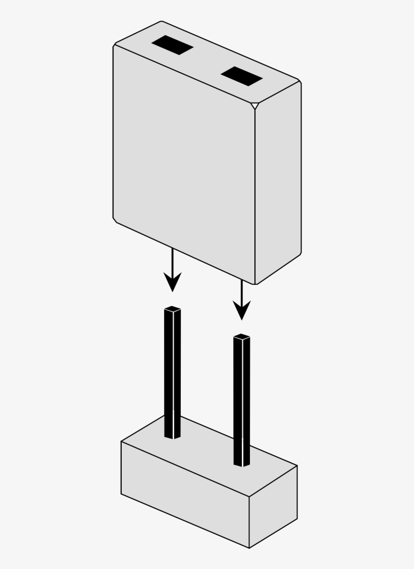 This Free Icons Png Design Of 2 Pin Jumper PNG Image | Transparent PNG ...