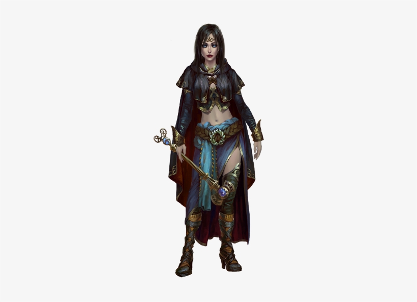 Female Black Mage Set Costs 35fp And Adds - Mage Female PNG Image ...