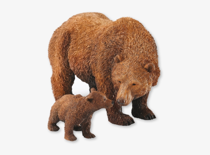 Words Of Wisdom Bear And Cub Figurine - Bear And Cub Png PNG Image ...
