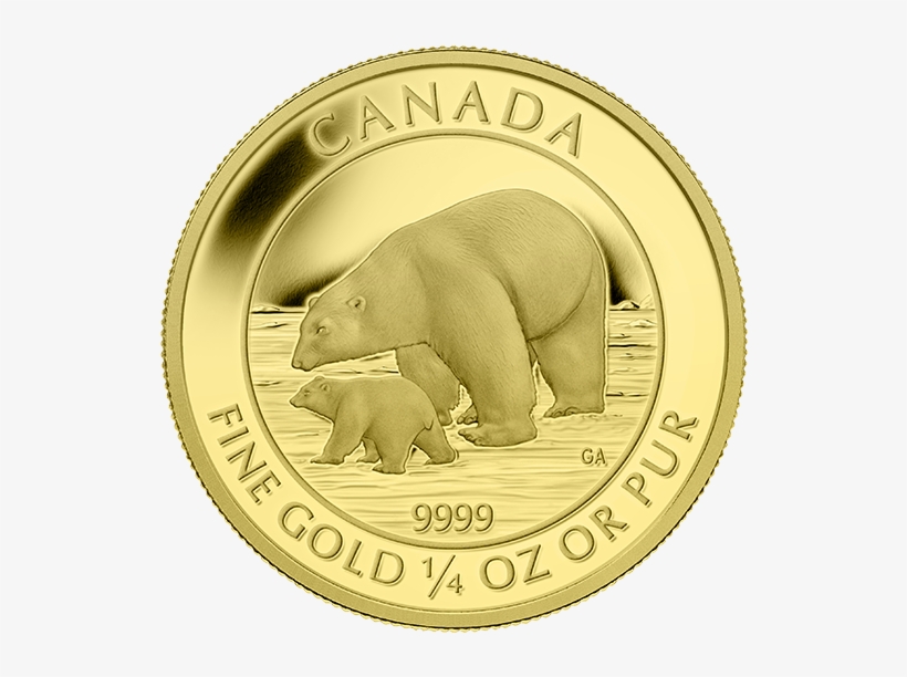 Polar Bear And Cub Gold Coin PNG Image | Transparent PNG Free Download ...
