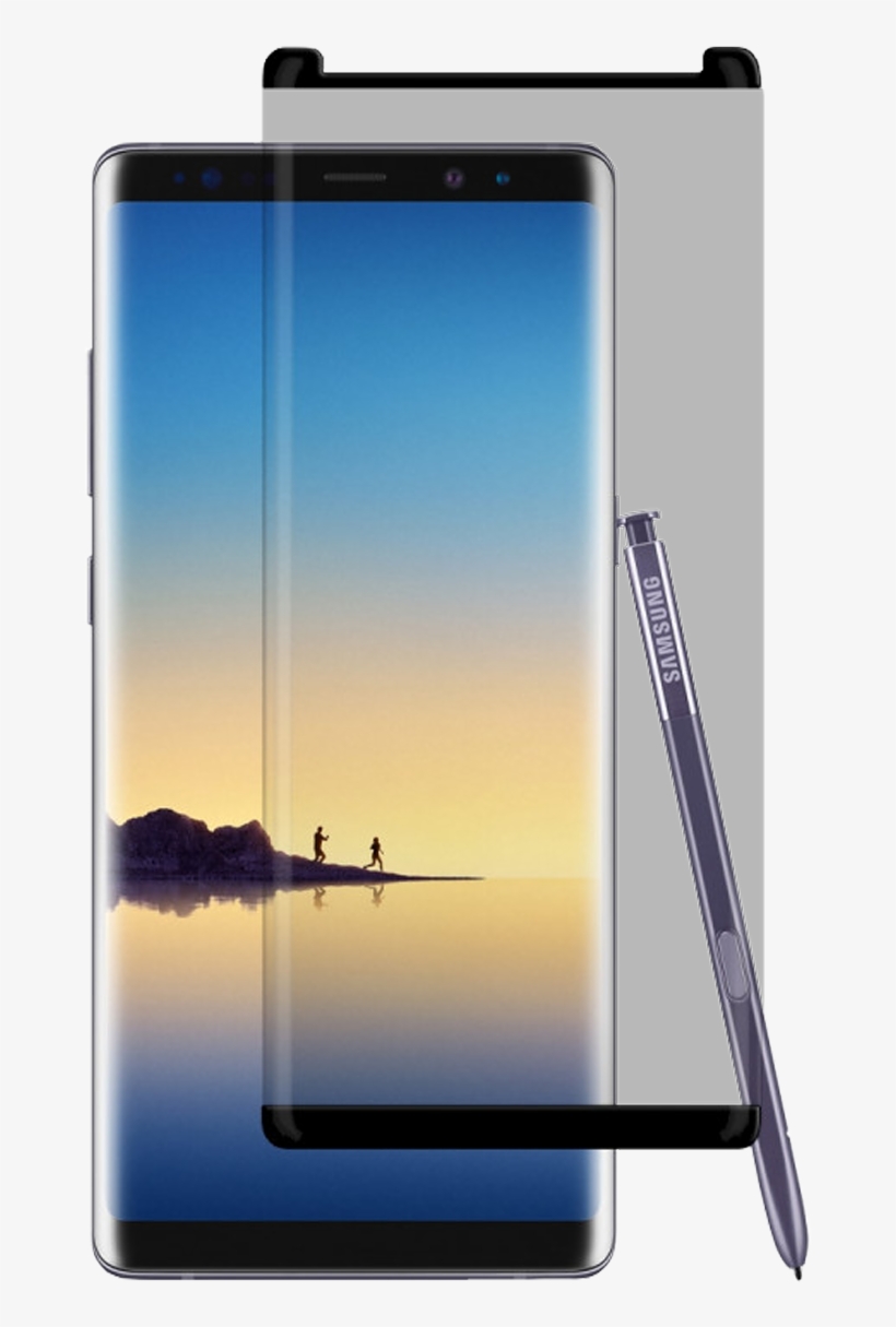 Samsung Galaxy Note 8 Curved Tempered Glass Screen - Gadget Guard Black ...