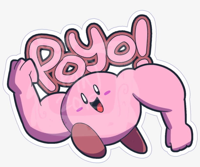Buff Kirby Sticker - Buff Kirby PNG Image | Transparent PNG Free ...