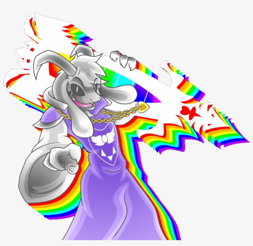Asriel Transformed - Undertale Chaos Buster PNG Image | Transparent PNG ...