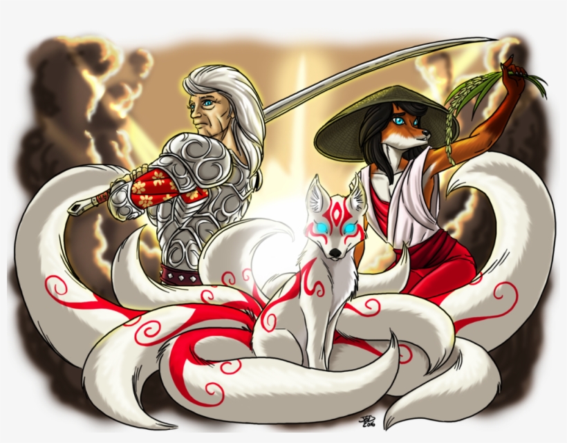 Inari Okami Trinity PNG Image | Transparent PNG Free Download on SeekPNG