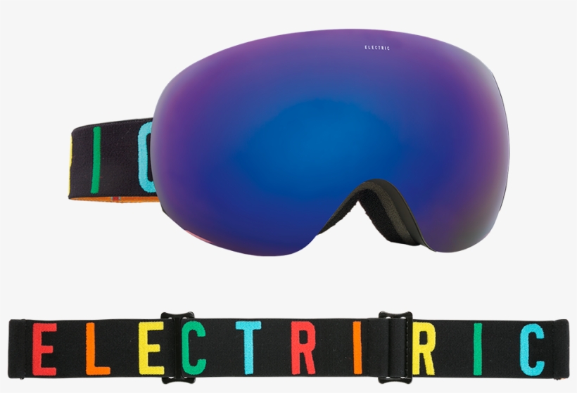 5 Color Wordmark / Brose Blue Chrome Goggle - Eg2 Goggle Color Wordmark ...