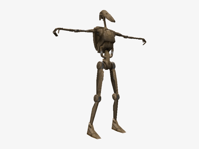 Download Zip Archive - Battle Droid Star Wars Model PNG Image ...